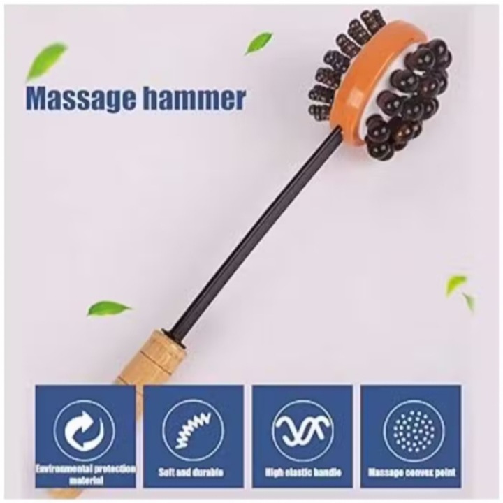 Wooden Massage Hammer Back Head Knock Massager Stick Alat Tukul Urut ...