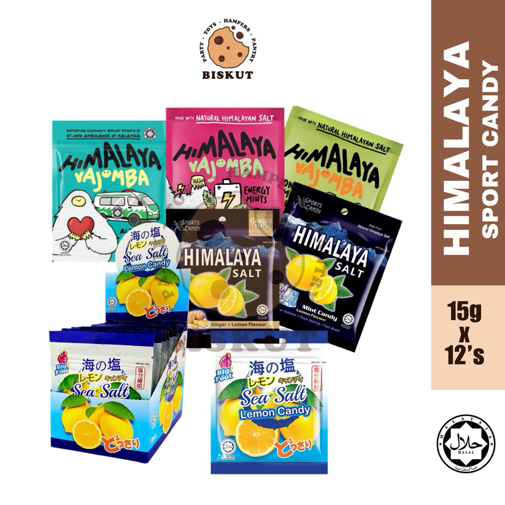 HIMALAYA SALT CANDY ORIGINAL / ALTIVE FRESH / ACTIWHOOSH MINTS / SEA ...