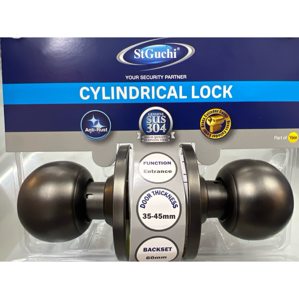 St. Guchi Door Knob lock High Quality Approved by SIRIM Malaysia Lock ...