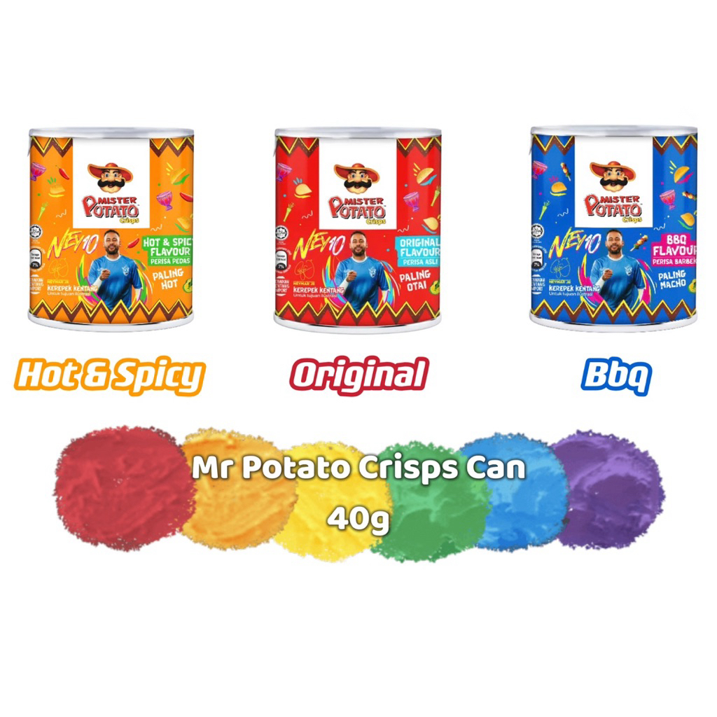 Mister Potato Chips 40g Original / hot & spicy / BBq | Shopee Malaysia
