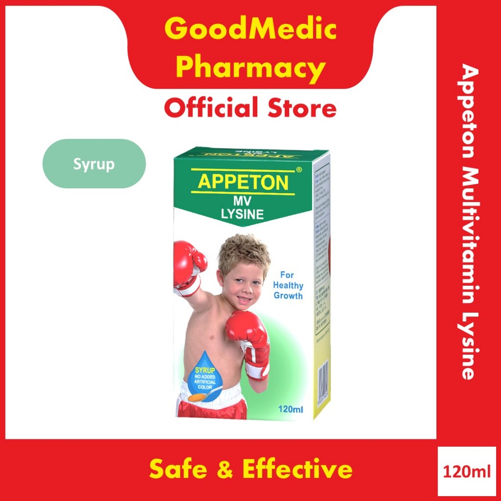 Appeton Multivitamin Lysine Syrup (120ml) | Shopee Malaysia