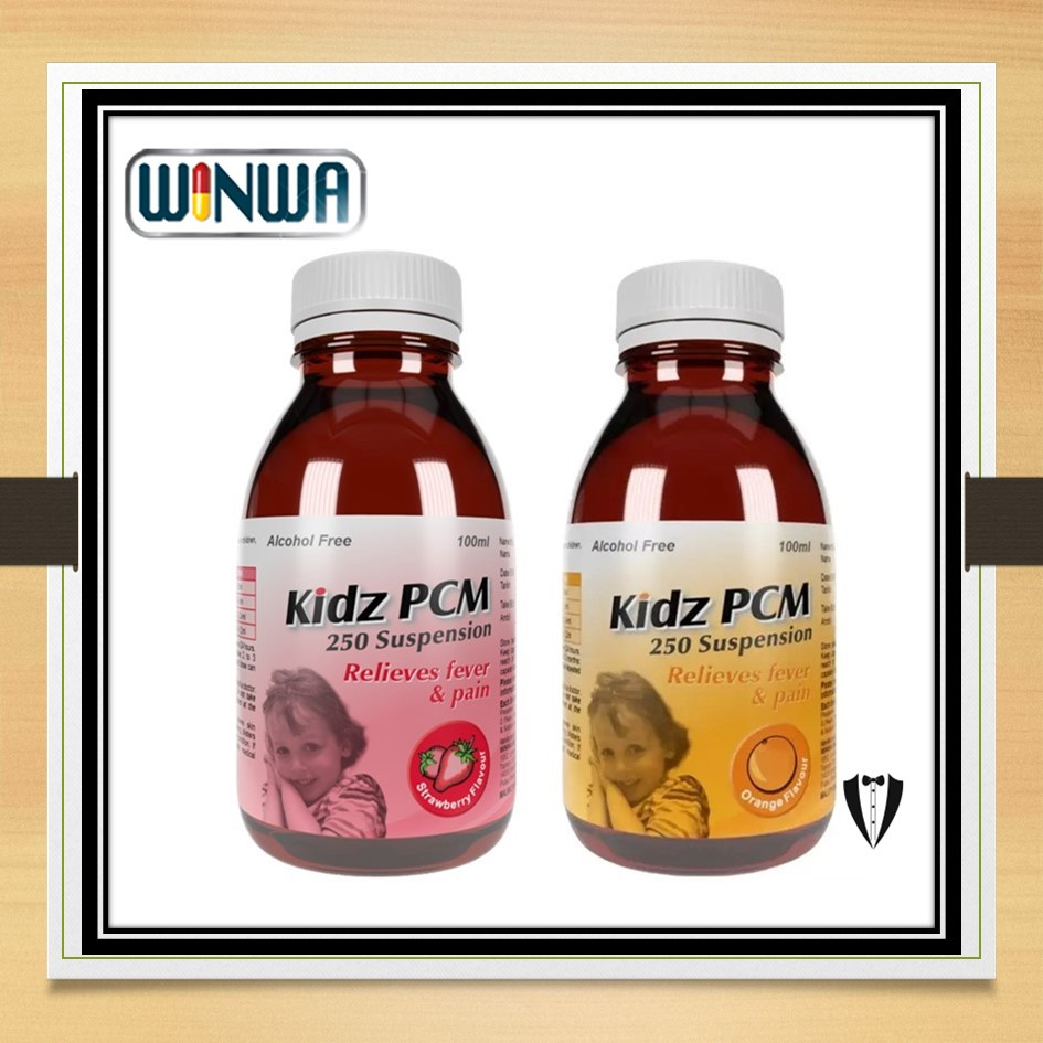 [EXP: 04.2028] KIDZ / KIDS PCM 250mG SUSPENSION 100mL (RELIEVES FEVER ...
