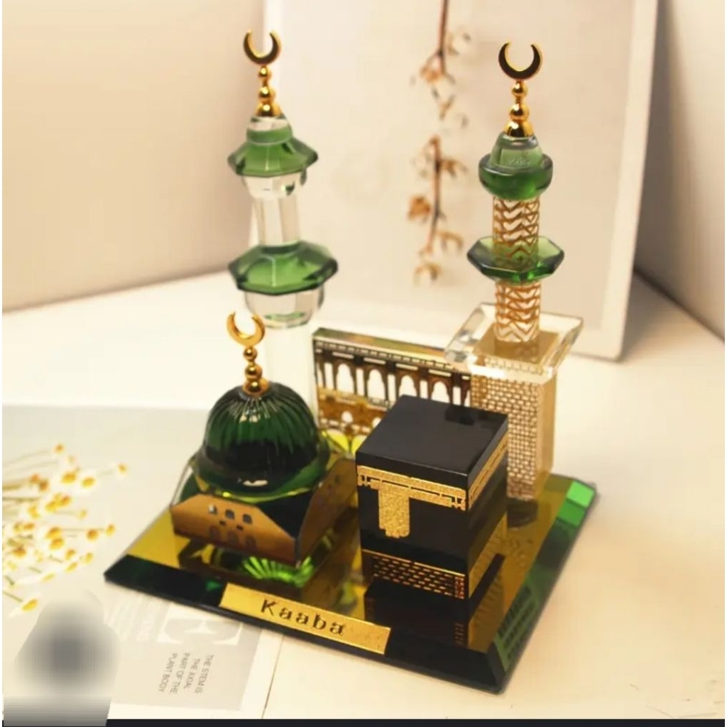 Islamic Muslim Crystal Masjid Al-NabawiMuhammad Madina Mosque Model ...