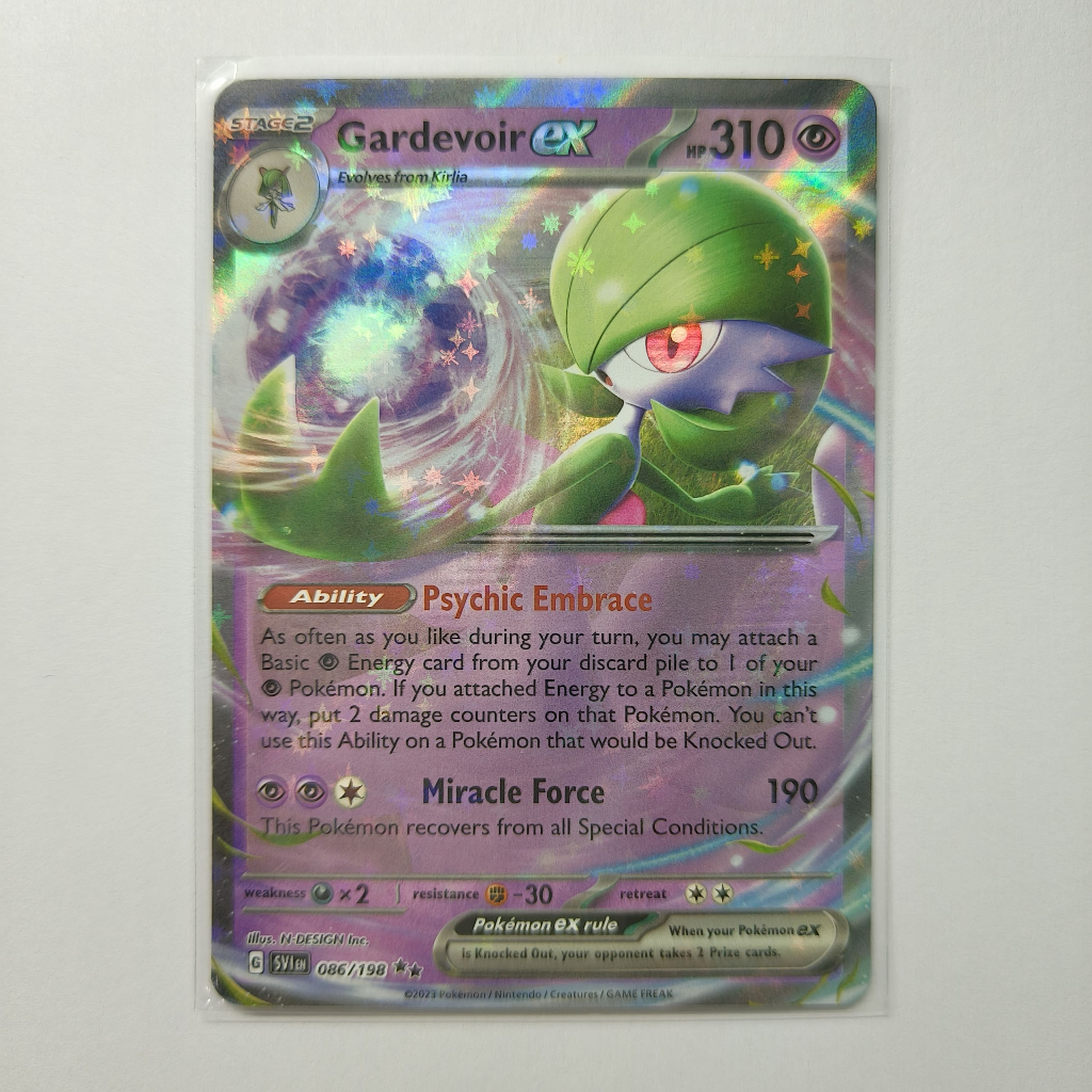 Pokemon Trading Card - Gardevoir ex - 086/198 - SV01: Scarlet & Violet ...