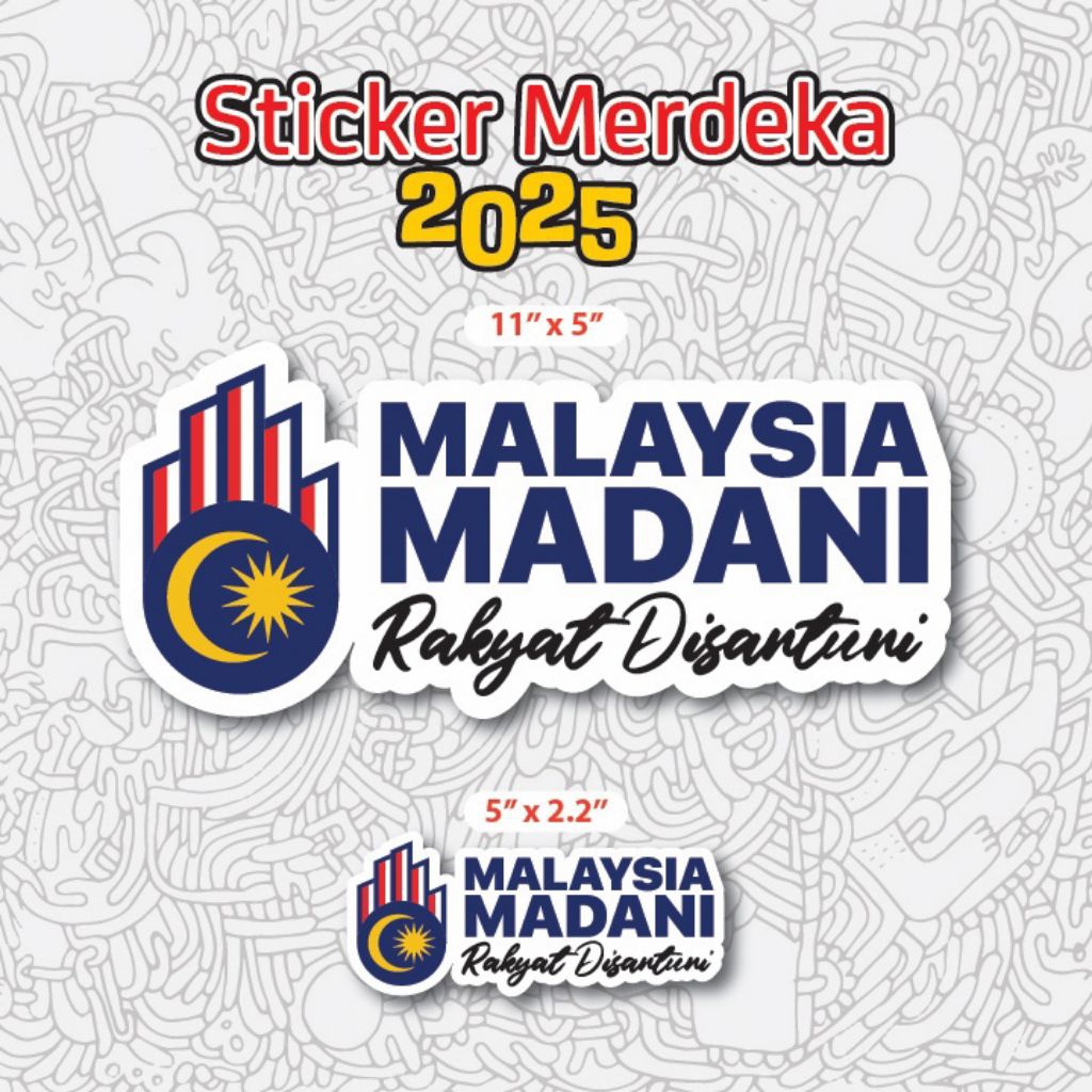 STICKER MALAYSIA MADANI 2025 | Shopee Malaysia