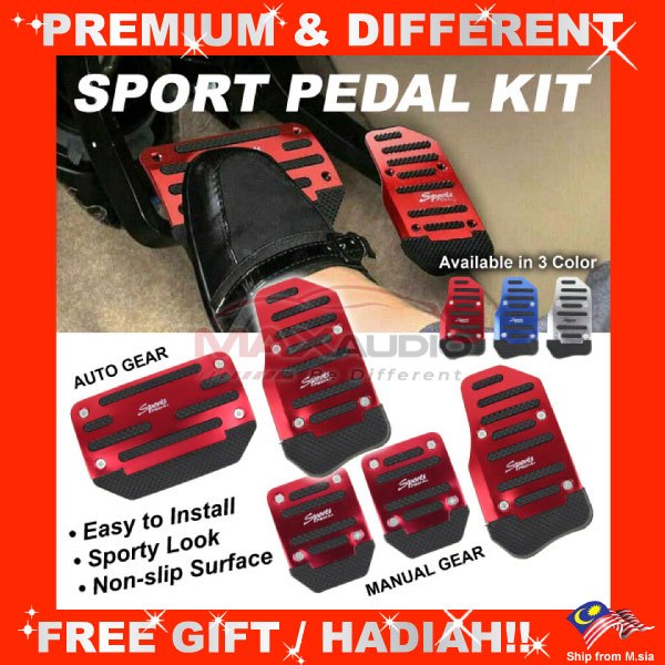 Most Car Fit Anti-slip Aluminum Auto Manual Gear Racing Sport Foot ...
