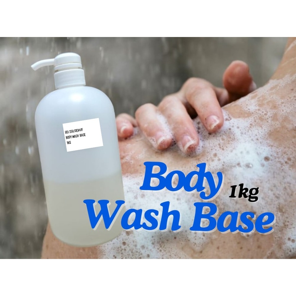(500ML / 1KG) Liquid Soap Base | Body Wash Base | Shower Gel Base with Paraben Free (Unscented ...