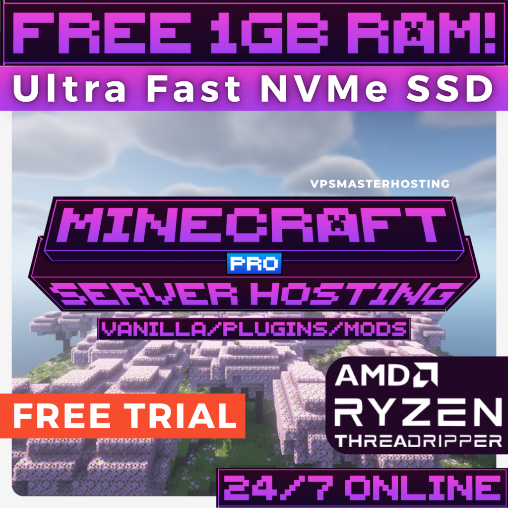 [FREE TRIAL] Minecraft Server Hosting Pro Plan | 6GB - 24GB RAM ...