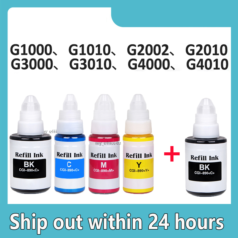 Compatible Canon GI-790 GI790 GI 790 Refill Ink for G1000 G1010 G2000 ...