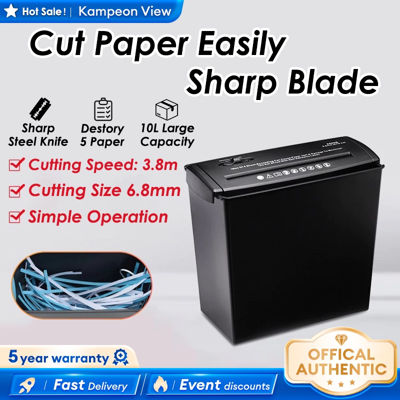 Paper Cutter Paper Shredder Automatic Cutting Machine 7L/10L Large ...