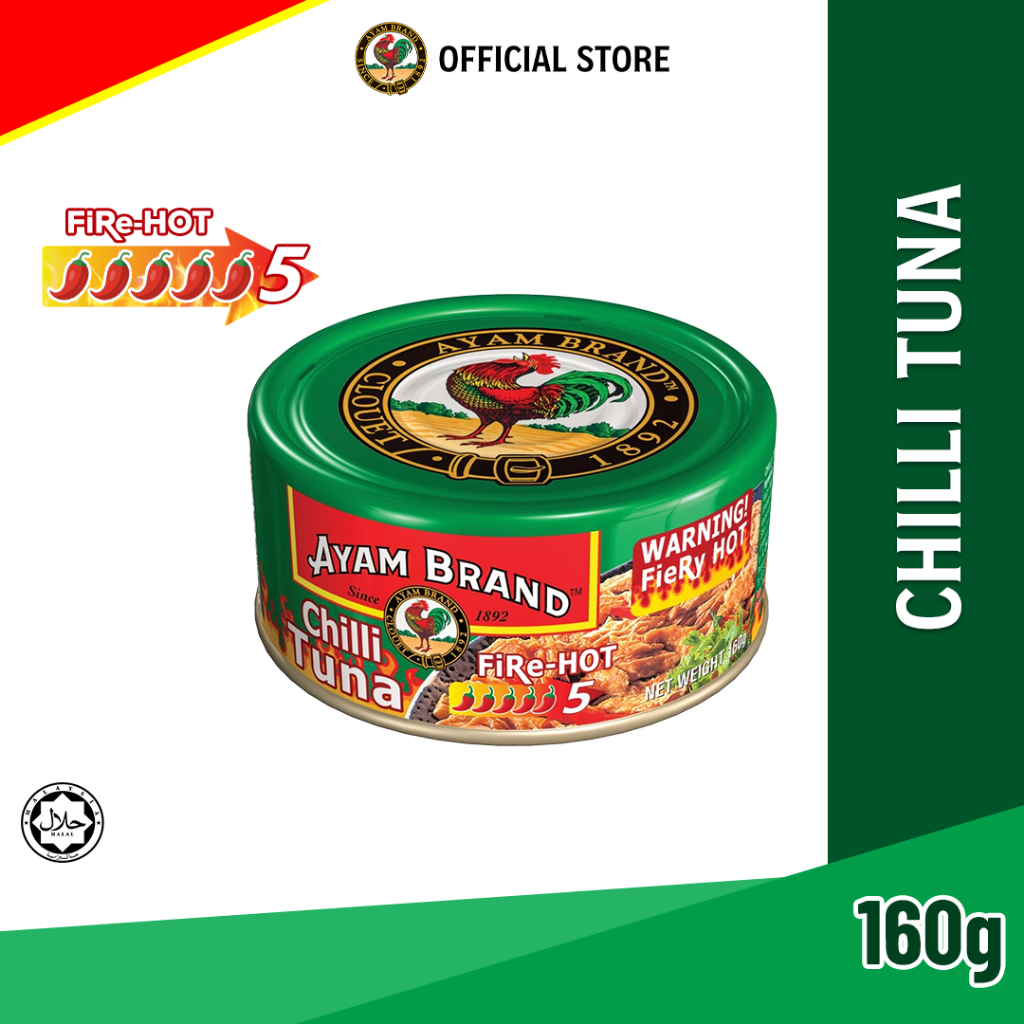 Ayam Brand Chilli Tuna Fire Hot (Level 5) 160g | Shopee Malaysia