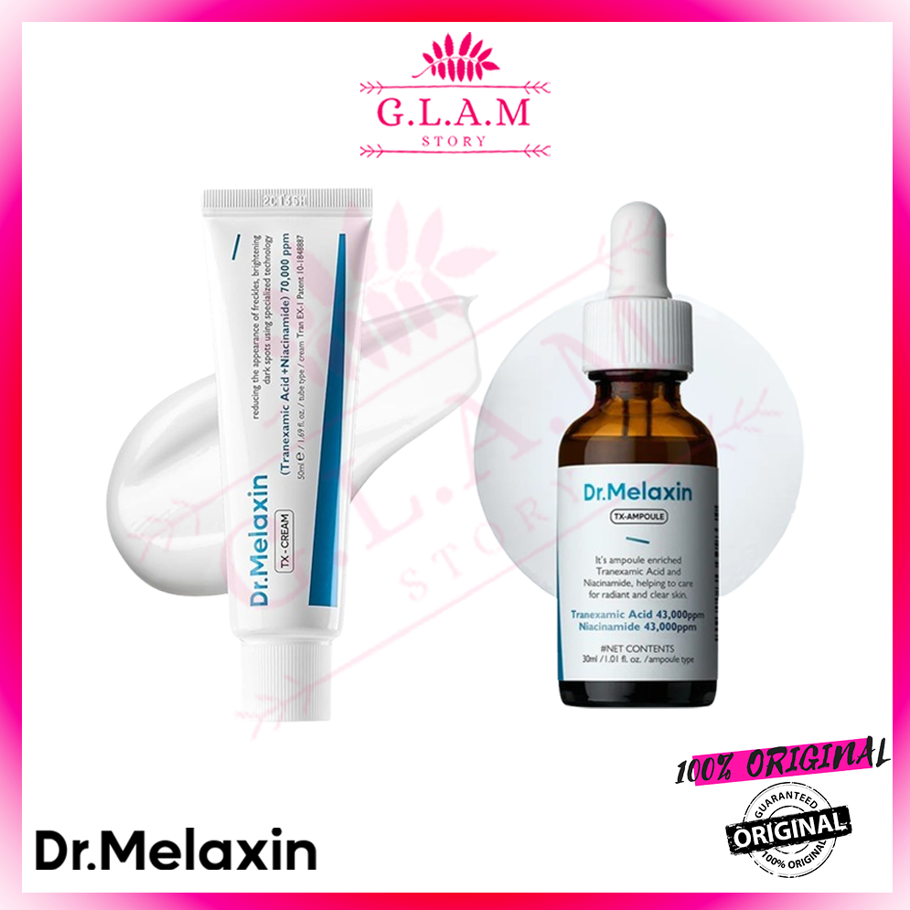DR. MELAXIN TX-Cream (Tranexamic Acid + NIacinamide) 50ml / TX-Ampoule ...