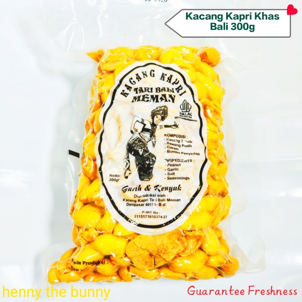 TARI Bali Garlic Flavour 300g Bali Peanut Roasted Dance capri khas Bali ...
