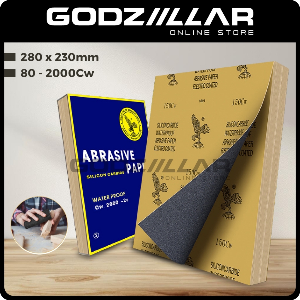 Sand Paper Abrasive Waterproof Wet Dry Kertas Pasir Alat Ukiran Kayu ...