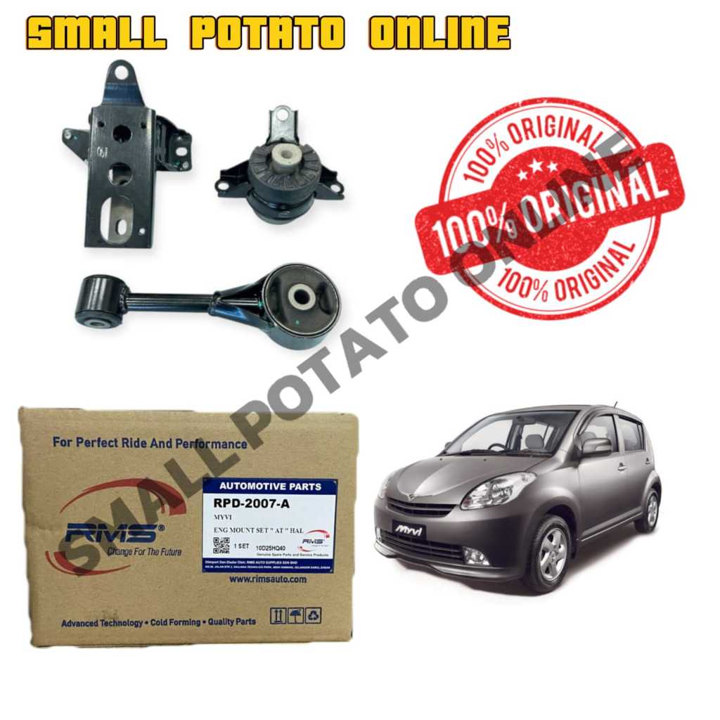 ALAT GANTI KERETA[100% ASLI]RMS PEMASANGAN ENJIN ENGINE MOUNTING SET ...