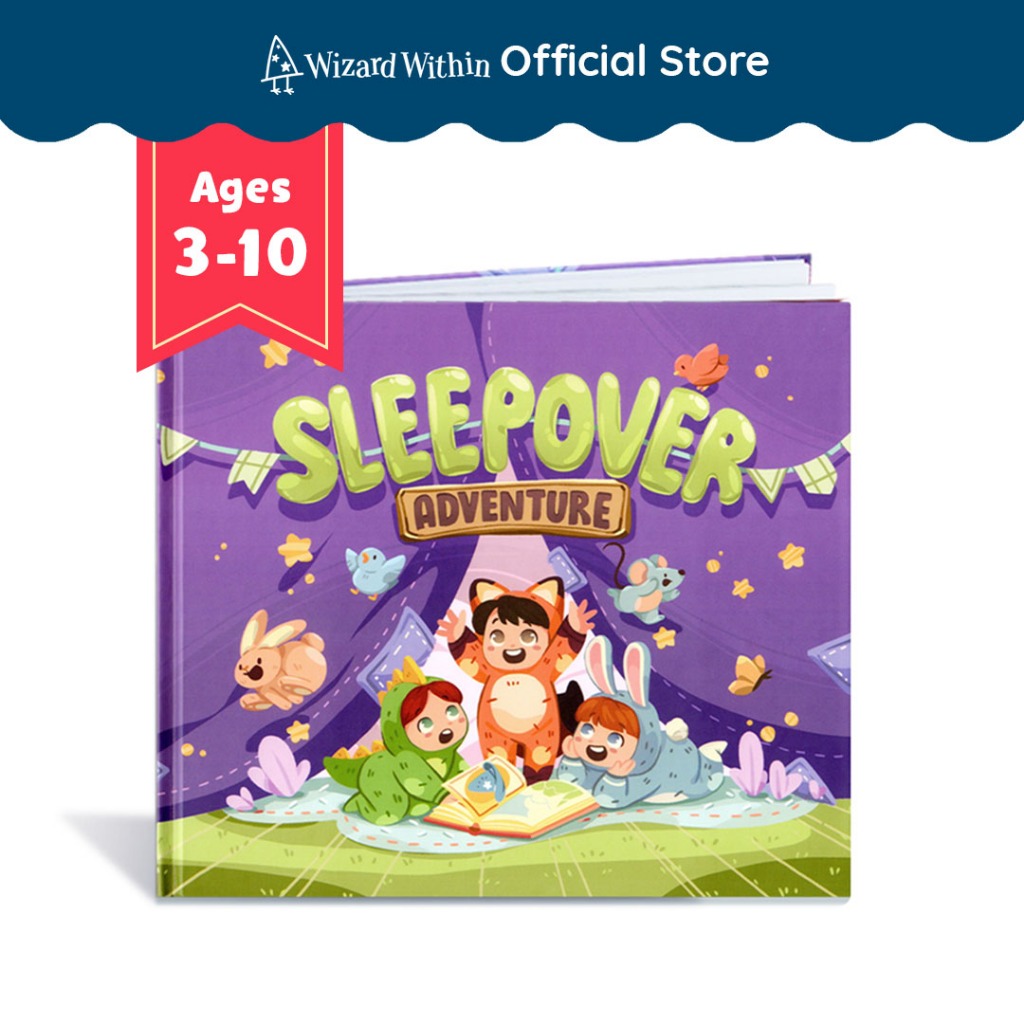 Sleepover Adventure | Customised Storybook | Children's Book | Wizard ...