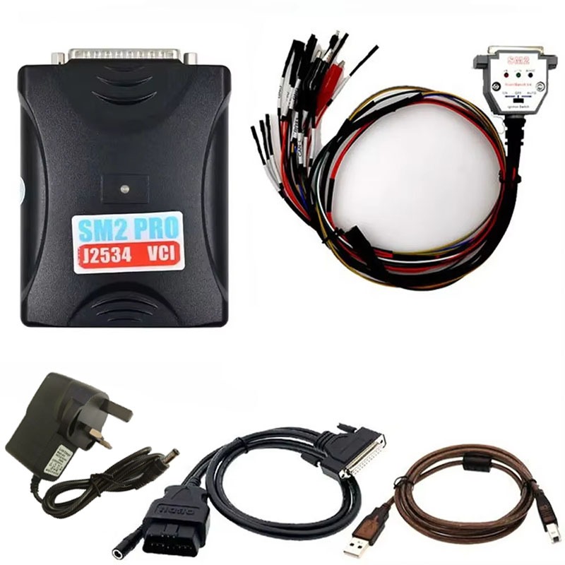 SM2 PRO J2534 V2.21.22 New VCI ECU Program Read Dongle 67 IN 1 V1.20 ...