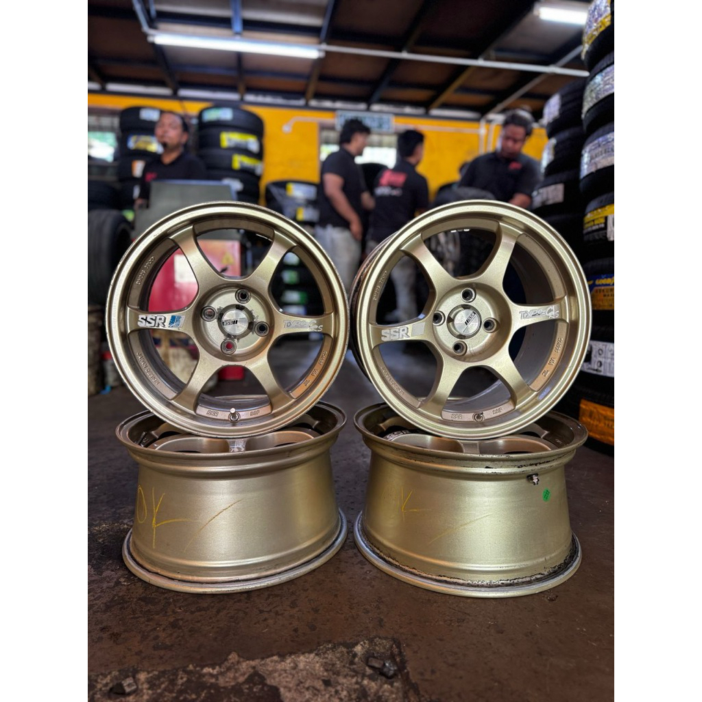 Rim 2nd 14” 15" dan 16 & 17 pcd100/pcd114 viva/saga/myvi/alza/wira ...