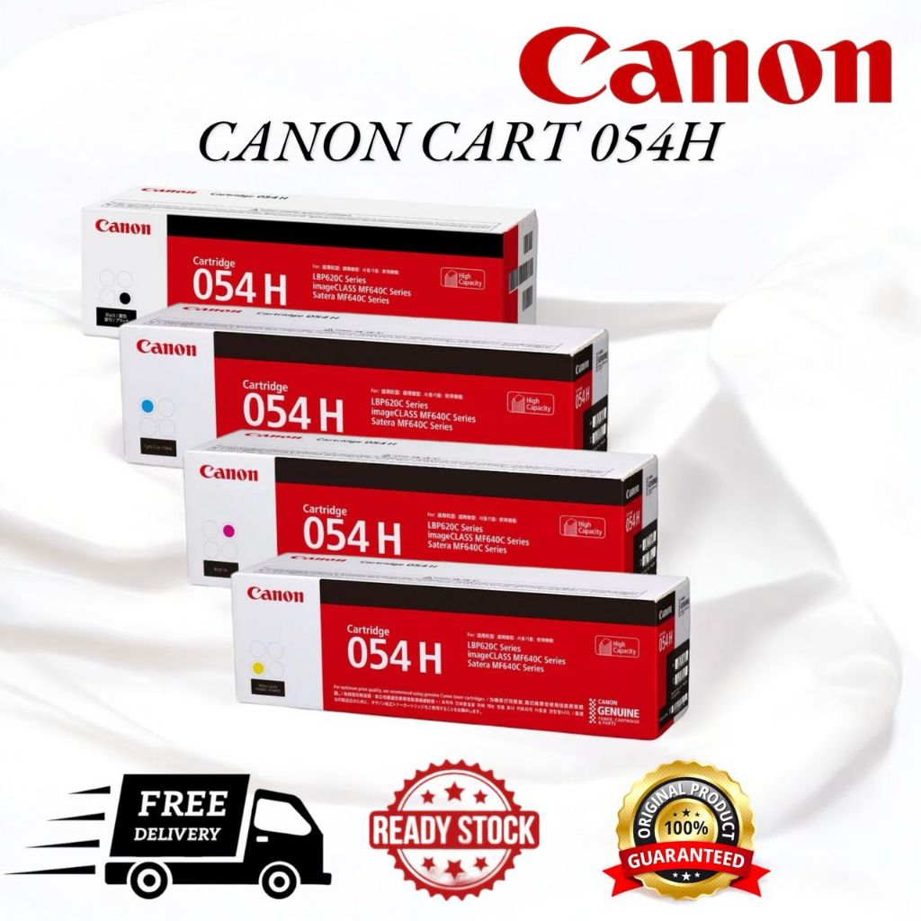 Canon 054H Cart 054H Colour Laser Toner Cartridge Black / Cyan / Yellow ...