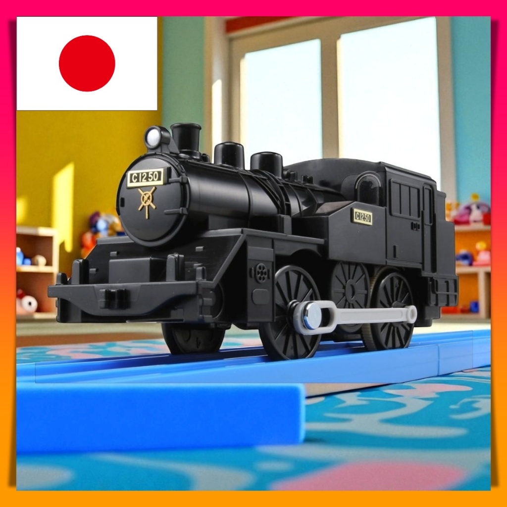 Plarail KF-01 C12 Steam Locomotive – Classic Electric Toy Train for ...