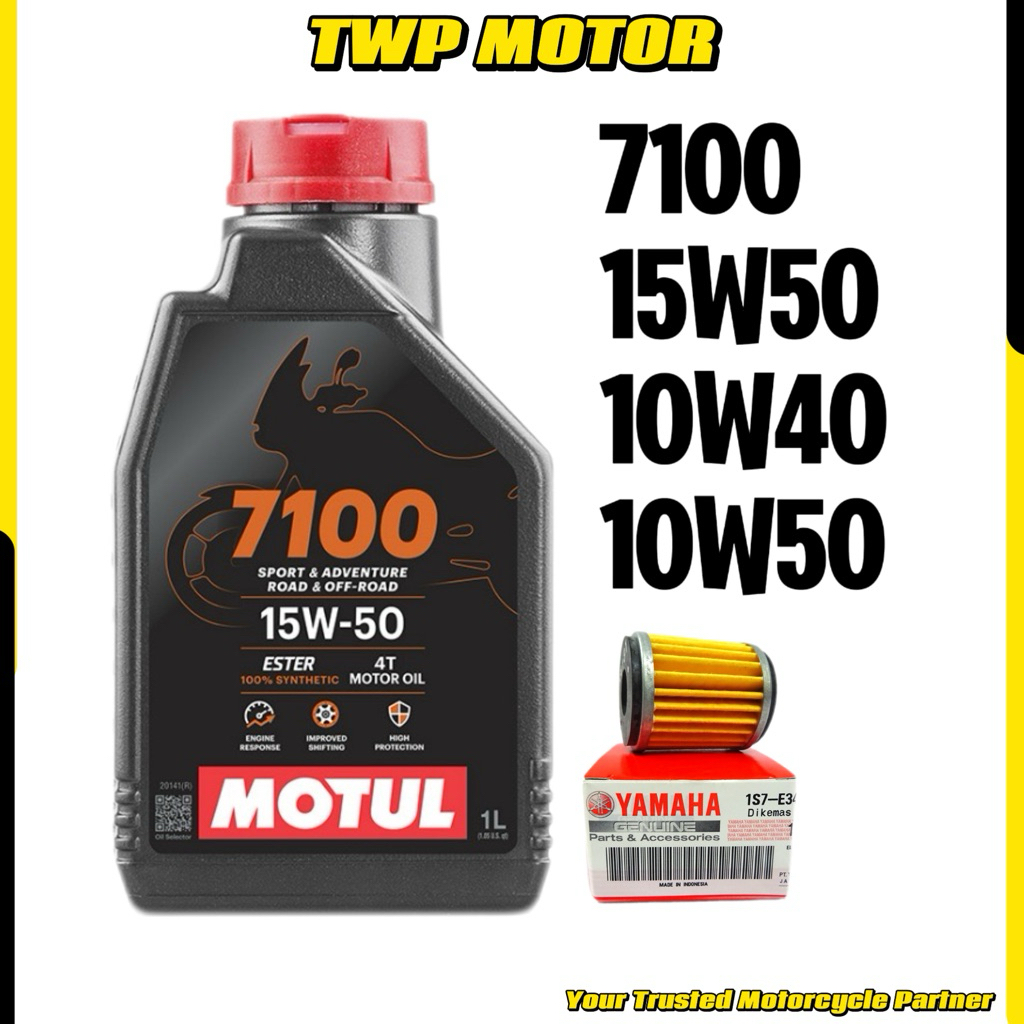 MOTUL 7100 4T 15W50 10W40 10W50 Fully Synthetic ESTER Performance ...