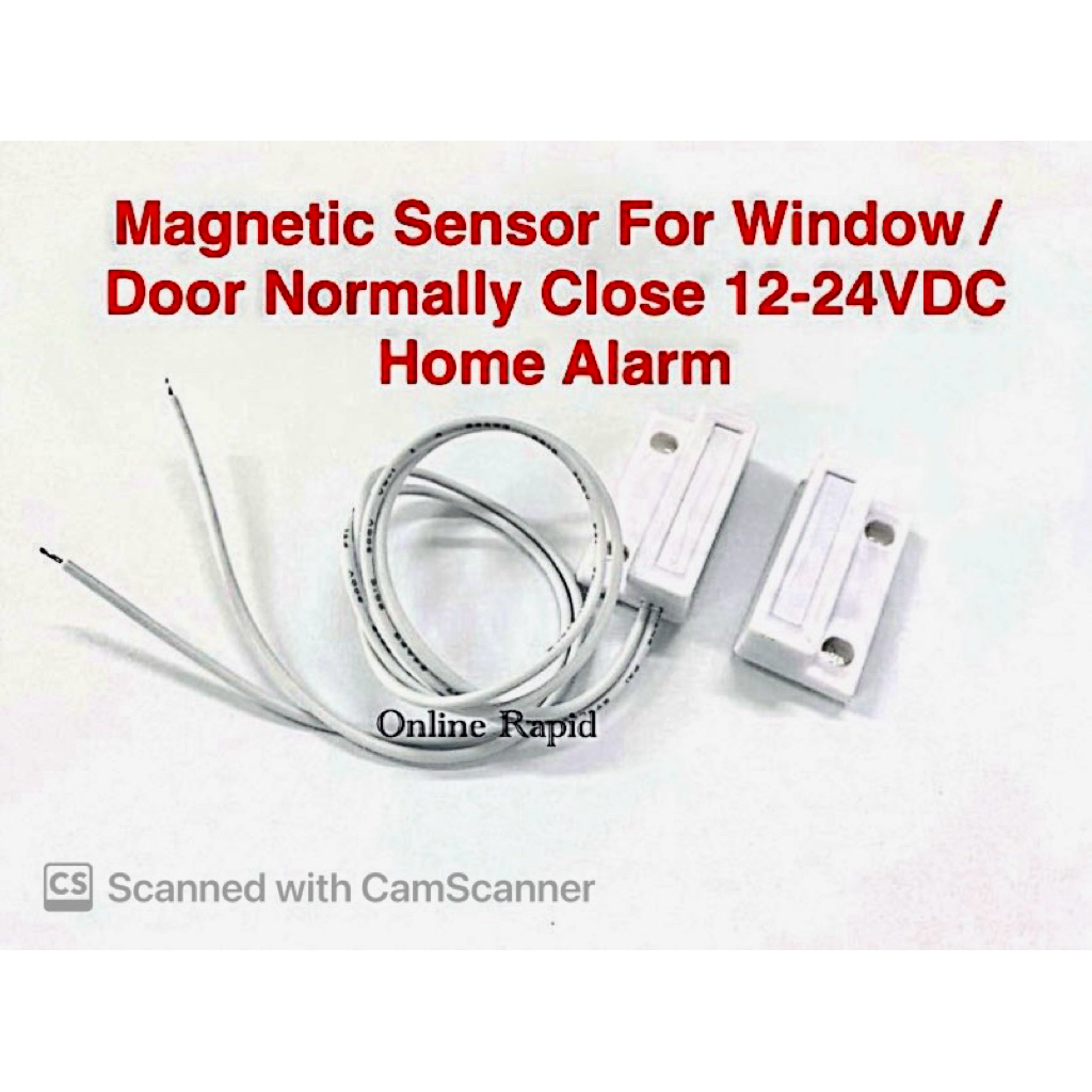 (READY STOCK) 1 Set Magnetic Sensor For Door Window SENSOR PINTU ...