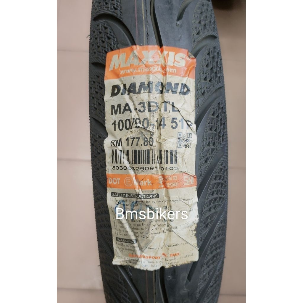 💥 OFFER💥MAXXIS DIAMOND 100/90-14 (51P)MA-3D TL💥CLEARANCE STOCK💥👉NO ...