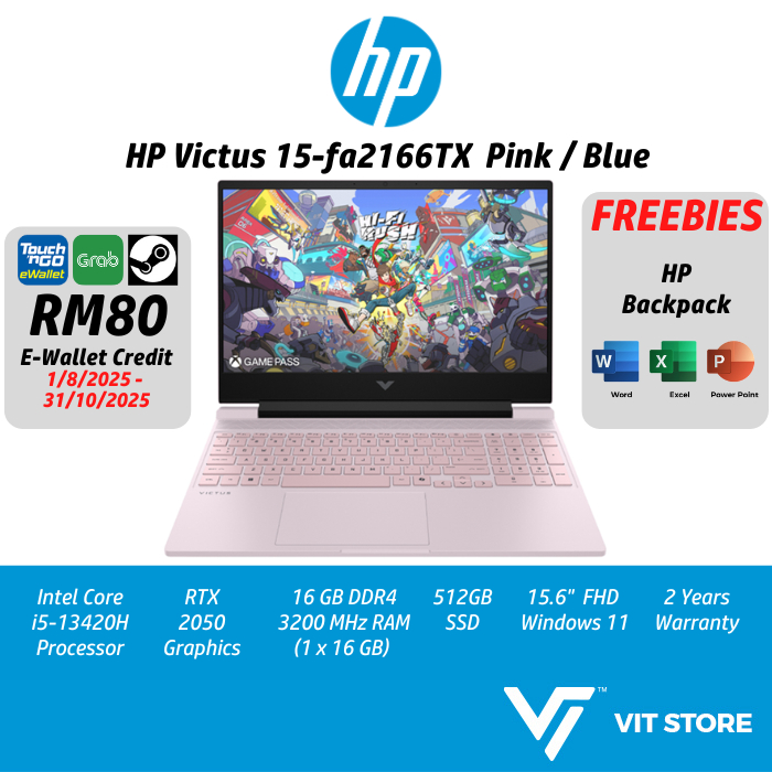HP Victus 15-fa2166TX Pink / 15-fa1330TX Blue / 15-fa2724TX MicaSilver ...