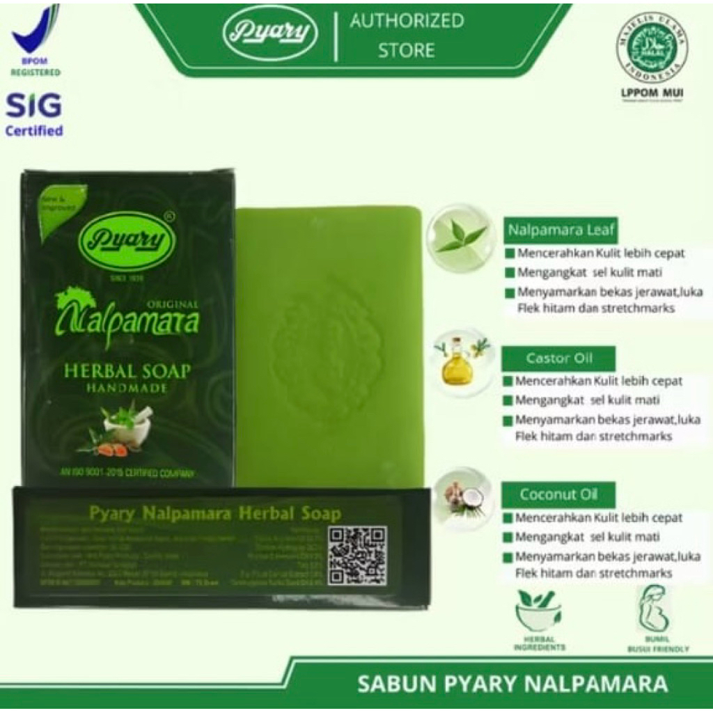 PYARY Sabun Nalpamara Cleansing Original 75gr | Shopee Malaysia