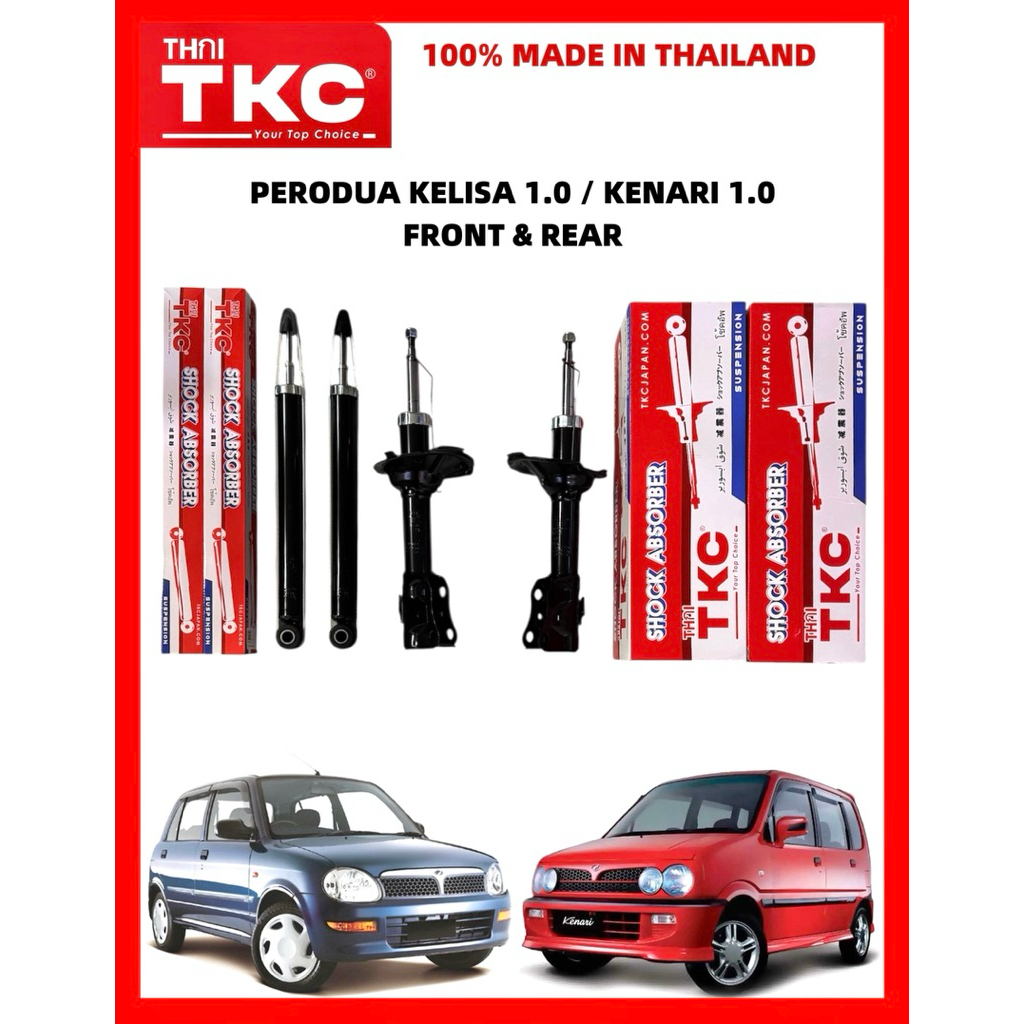 100% MADE IN THAILAND TKC ABSORBER PERODUA KELISA 1.0 (2001~2007) / KENARI 1.0 (2000~2009 ...