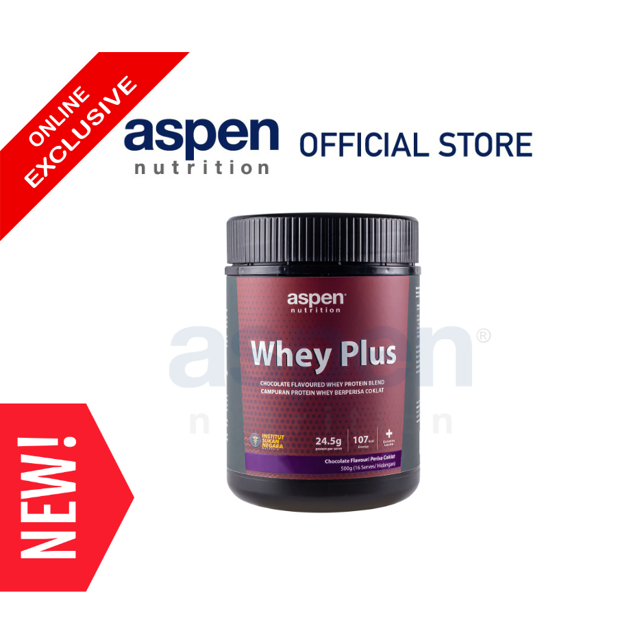 Aspen Whey Plus Chocolate and Vanilla Flavour 500g and 1 kg | Shopee ...