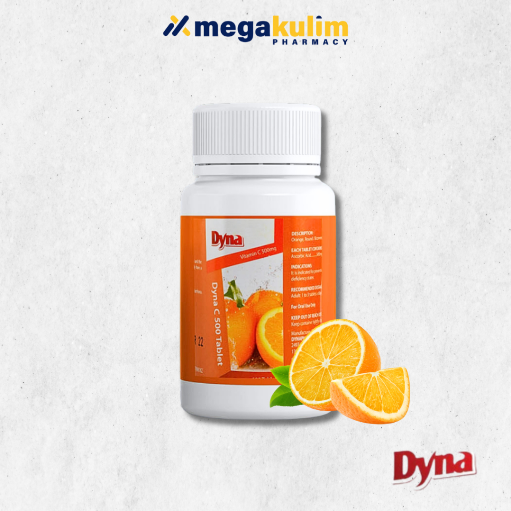 Dyna Vitamin C 500mg (100 Tablet) | Shopee Malaysia