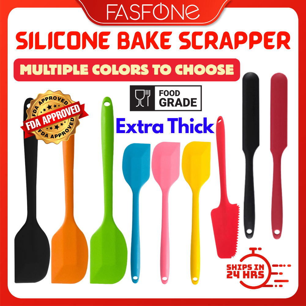 Cake Kitchen Tools Bakeware Silicone Scraper / Silicone Spatula ...