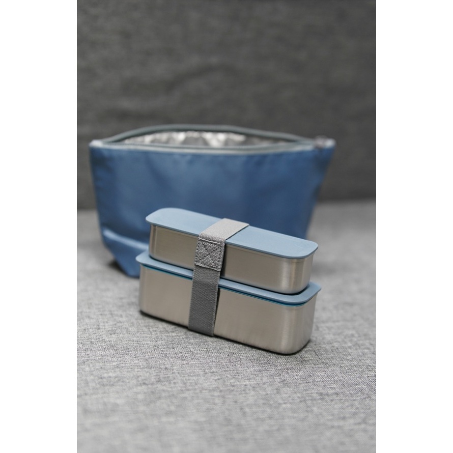 Thermos Bento Box 2 Tier Slim Fresh Lunch Box 635ml | Shopee Malaysia