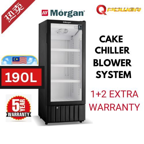 (FREE SHIPPING) MORGAN MCS-229 (190L) SHOWCASE CHILLER (BLOWER SYSTEM ...