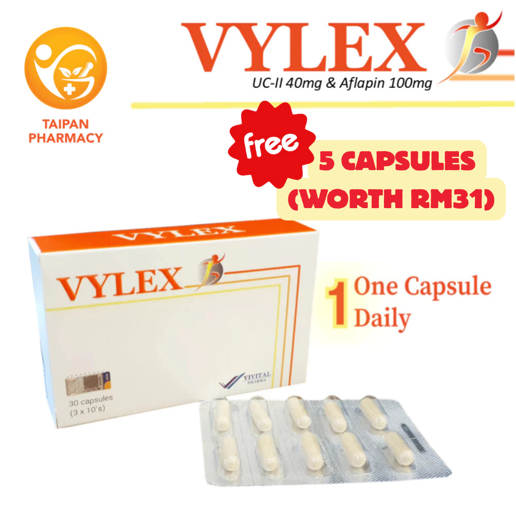 Vylex Joint Support Capsules 30s – Advanced Joint Health Formula [FOC 5 ...