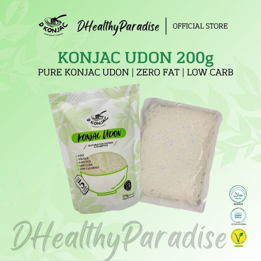 [HALAL] Konjac Udon 0 lemak Konjac Shirataki Keto Rendah Kalori Borong ...