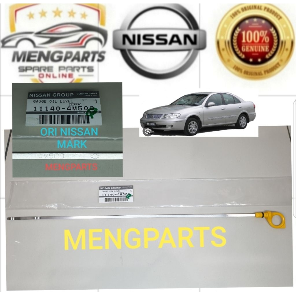 ORIGINAL NISSAN SENTRA N16 ENGINE OIL LEVER DIPSTICK OIL STICK PENYUKAT ...