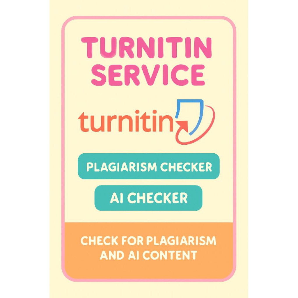 TURNITIN SERVICES (PLAGIARISM AND AI CHECKER) | Shopee Malaysia