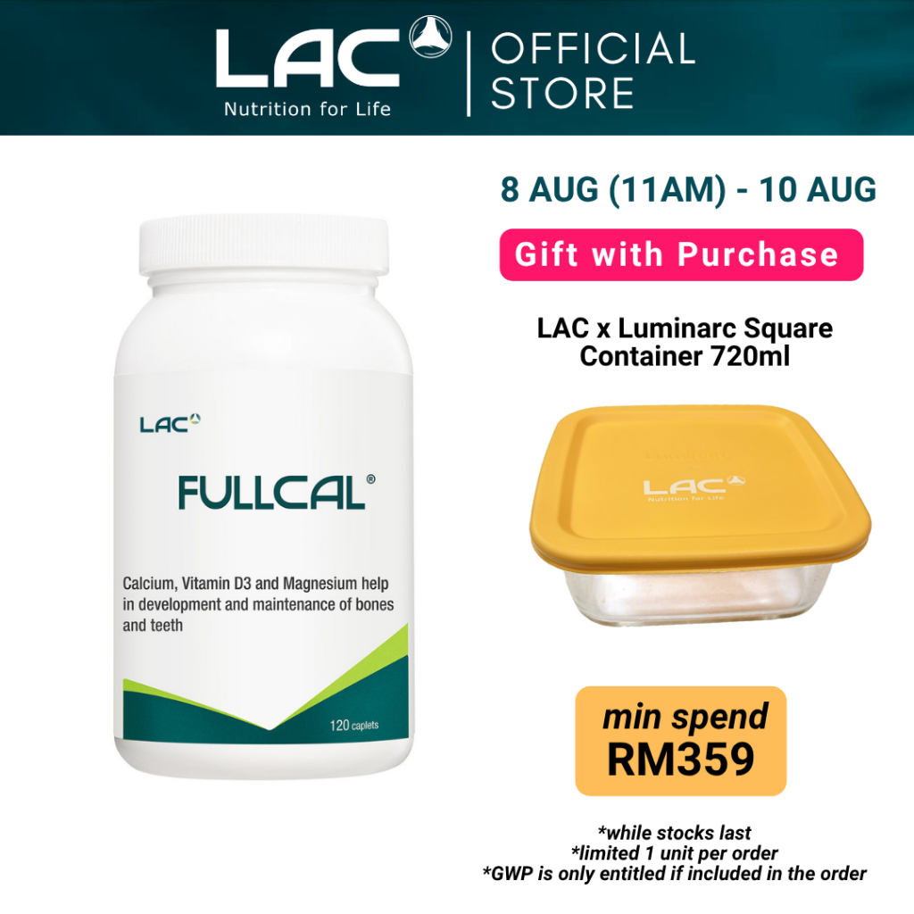 LAC FullCal (120 Caplets) [Exp Mar 2027] 01404180 | Shopee Malaysia