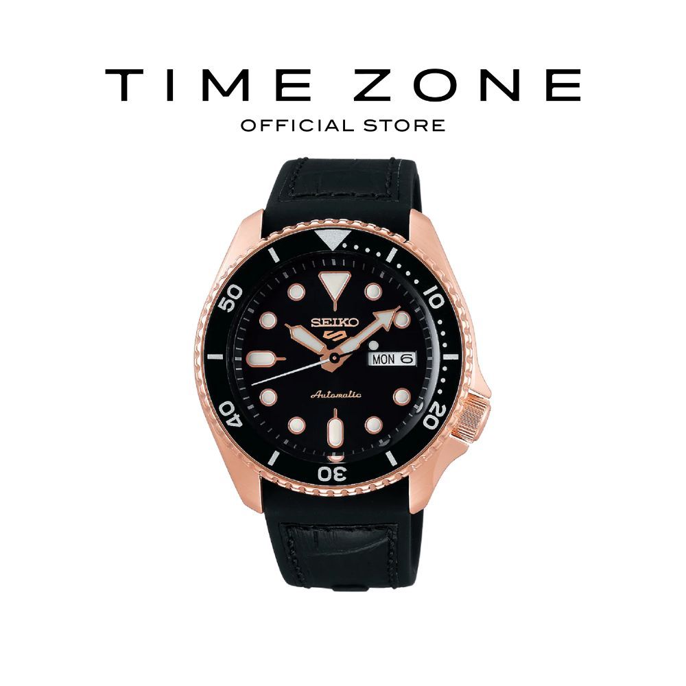 Time Zone | Seiko 5 Sports Automatic Watch | Stainless Steel Strap ...
