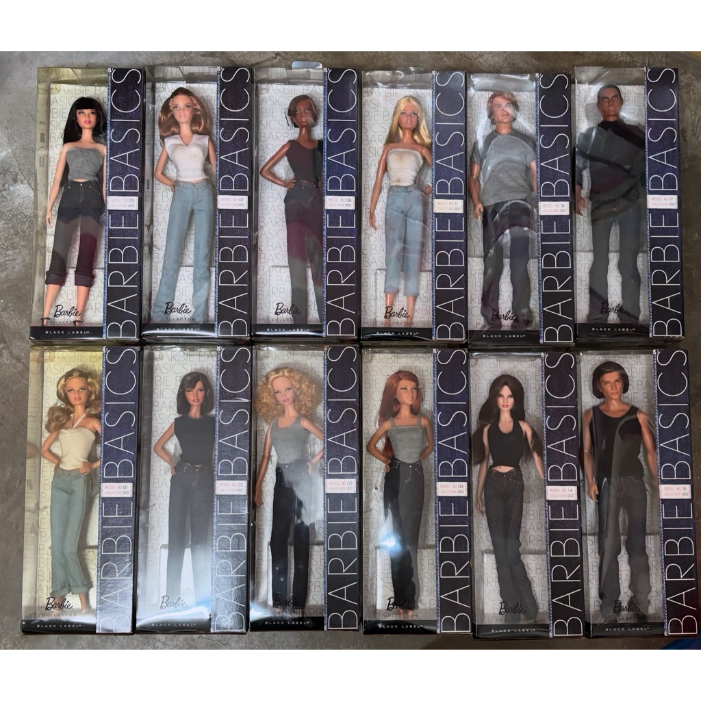 barbie rare basics jeans series ken / barbie collector muse doll ...