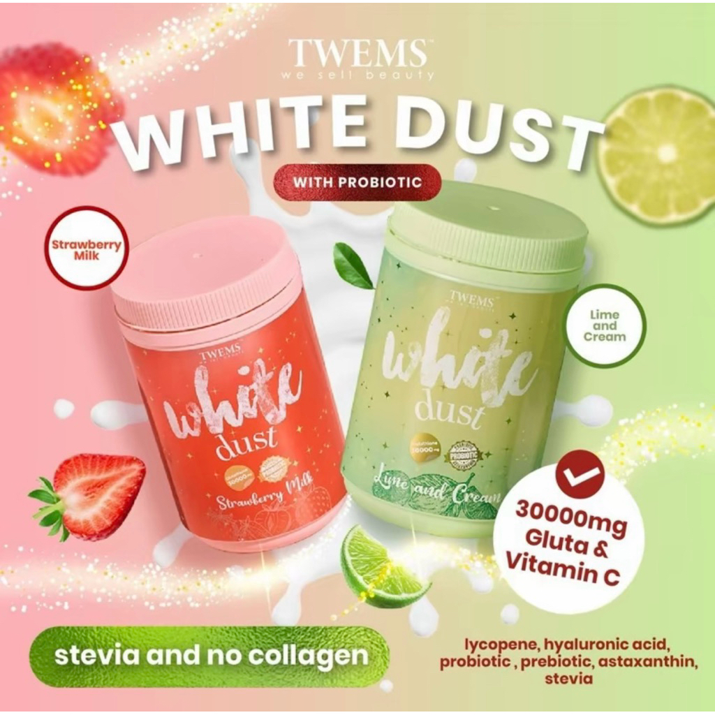 White Dust Skin Supplement Glutathione 30000mg by Twems (Reseller ...