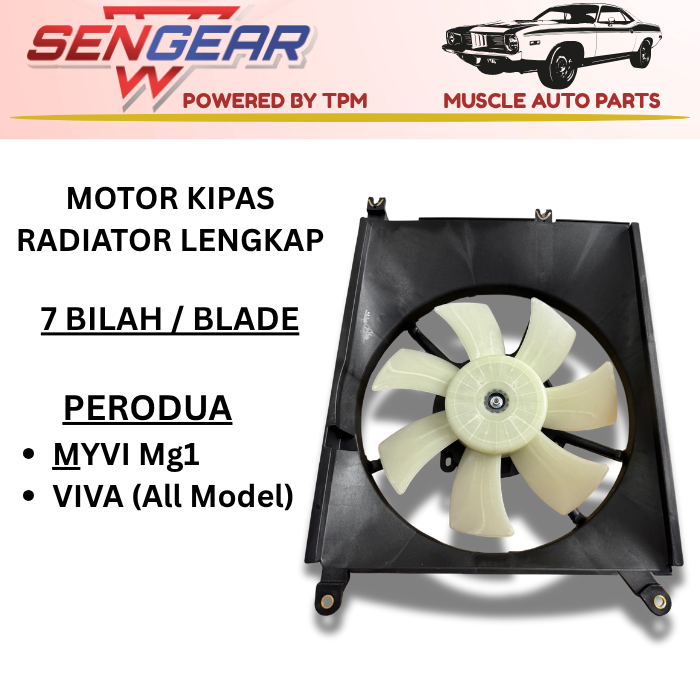 PERODUA MYVI MG1 D73A 2005" - 2010" / VIVA (ALL MODEL) ( 7 BLADE ) AIR ...