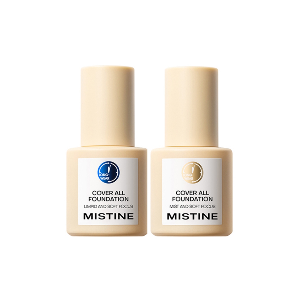 Mistine Cover All Foundation 30g (Limpid And Soft Focus / Mist And Soft ...