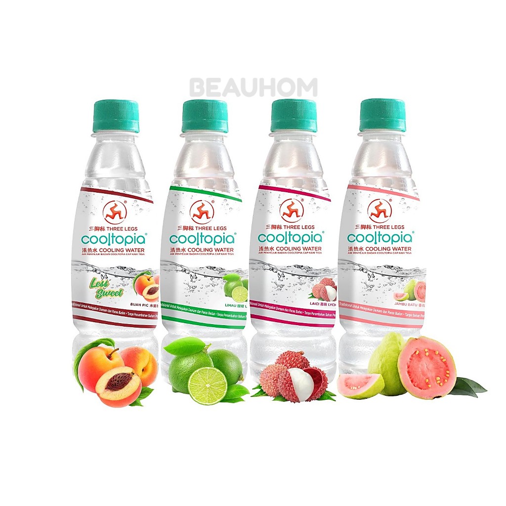 THREE LEGS COOLTOPIA COOLING WATER 320ML(Heat Relief) | Shopee Malaysia