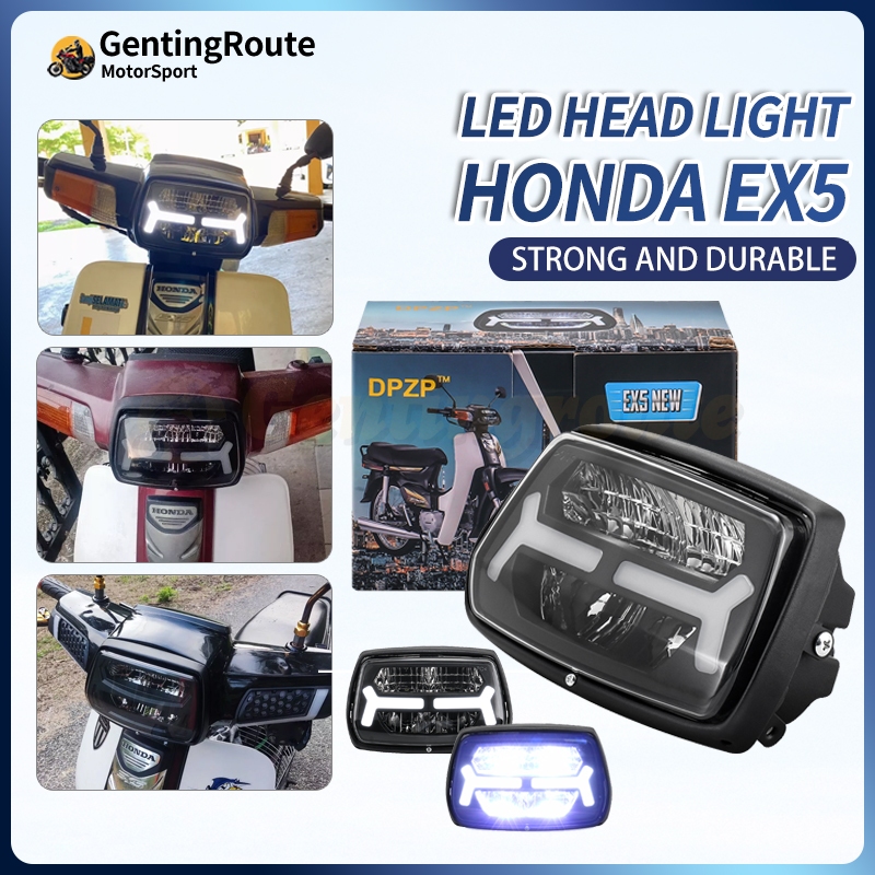 Honda EX5 Head Lamp Headlight Front Light LED EX5 Dream Hi-Power Lampu ...