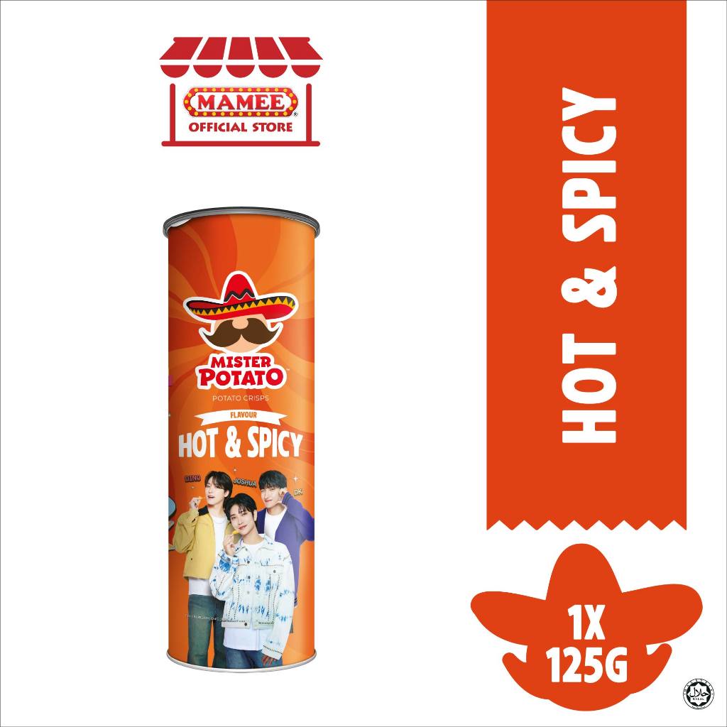 Mister Potato Crisps - Hot & Spicy (125g) | Shopee Malaysia
