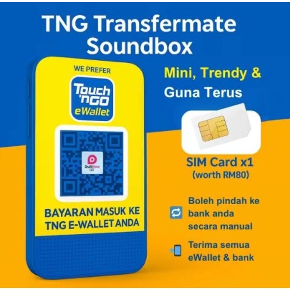[PERCUMA SIMCARD!!!] TNG Transfermate Soundbox + SIM (1 Tahun) TNG ...