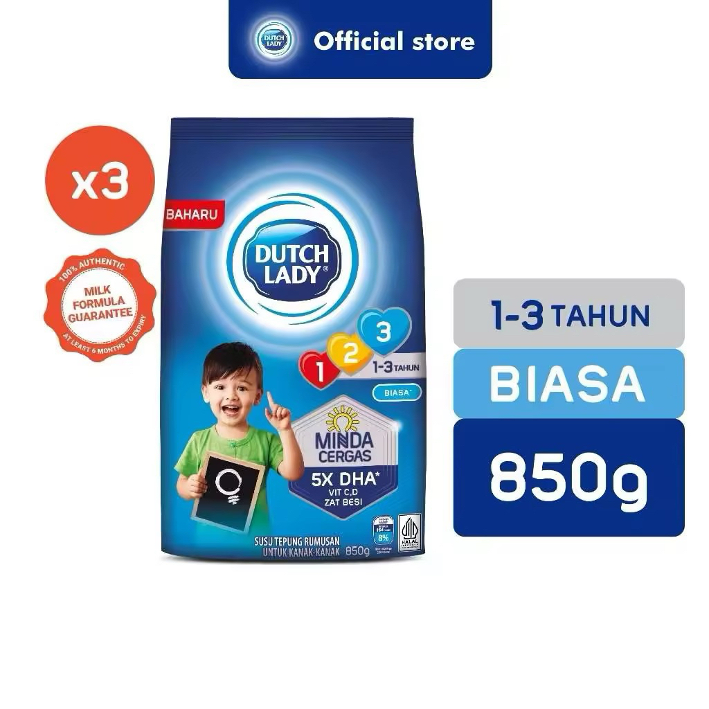Dutch Lady Milk Formula 123 /456 Plain & Honey 850g | Shopee Malaysia